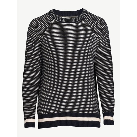 Free Assembly | Sweaters | Free Assembly Mens Birdseye Texture Sweater ...